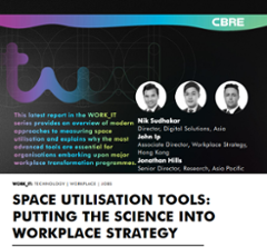 CBRE: Space Utilisation Tools: Putting the science into workplace strategy
